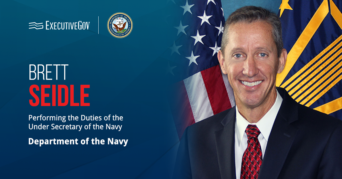 Brett Seidle Tapped to Perform Navy Under Secretary Duties