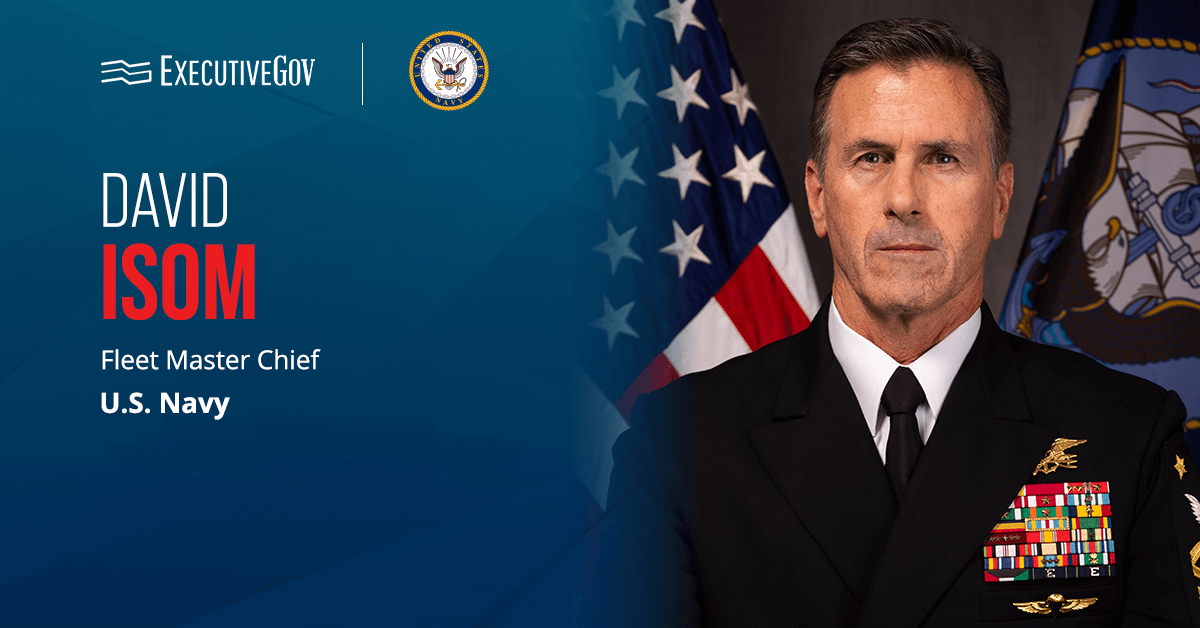 Fleet Master Chief David Isom Named Senior Enlisted Adviser