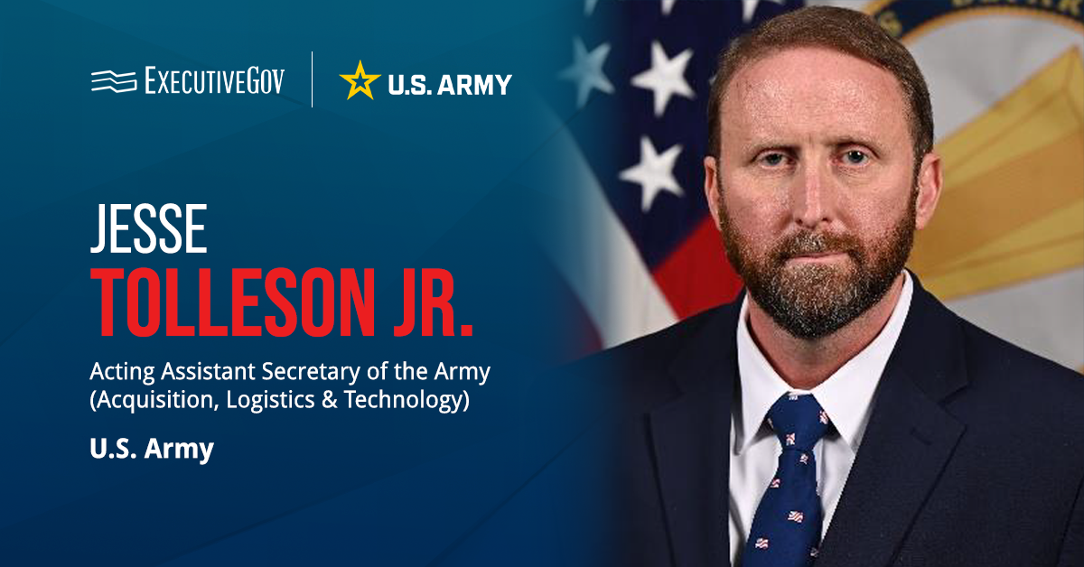 Jesse Tolleson Named Acting Army Acqusition Executive