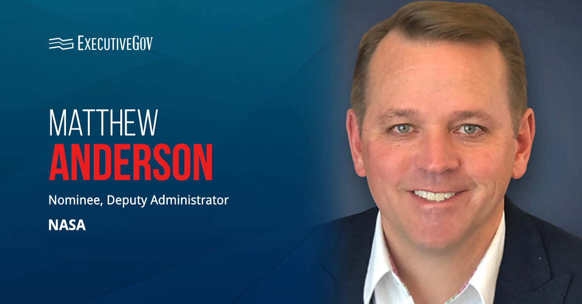 Matt Anderson Nominated as NASA Deputy Administrator